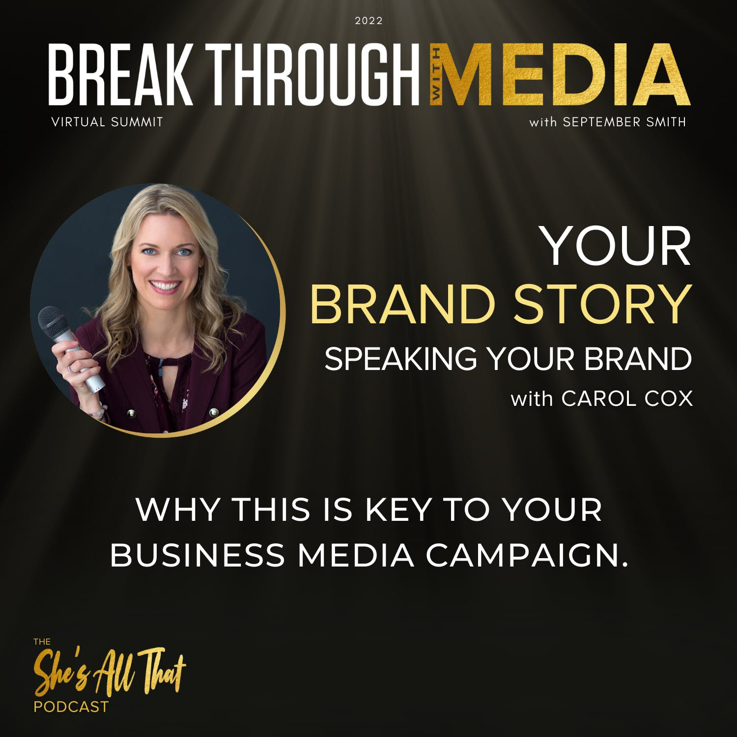 Break Through! - Speaking Your Brand with Carol Cox | Speaking Your Brand