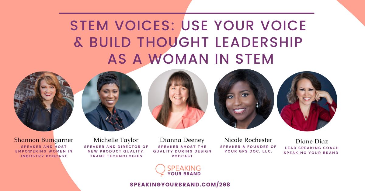Women in STEM Panel: Ways to Use Your Voice and Build Thought ...