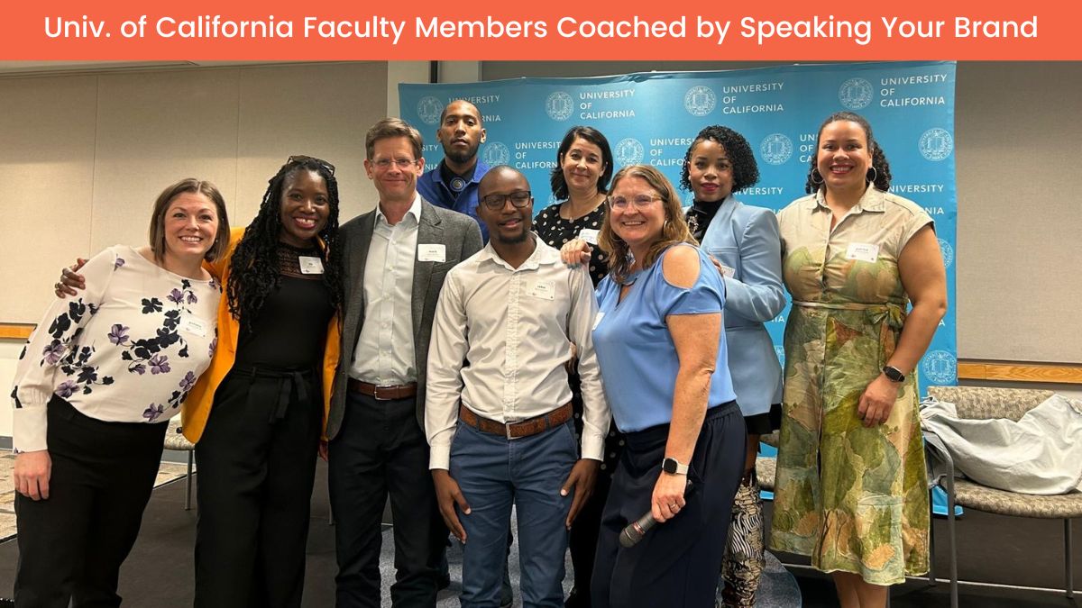 Coaching UC Faculty Members to Create TED-Style Talks for UCDC Event ...