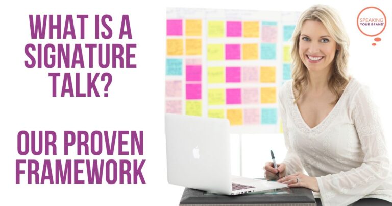 What Is a Signature Talk? A Guide to Our Signature Talk Canvas ...